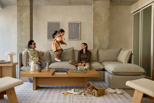 Gaia Sofa – Deep Seats, Modular Design